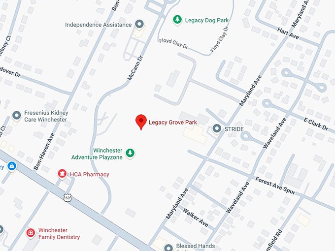 16. legacy grove park map