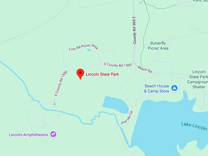 16. lincoln state park map