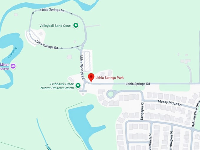 16. lithia springs park map