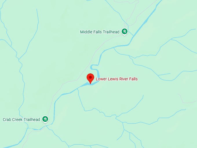 16. lower lewis river falls map