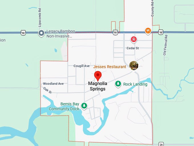 16. magnolia springs map