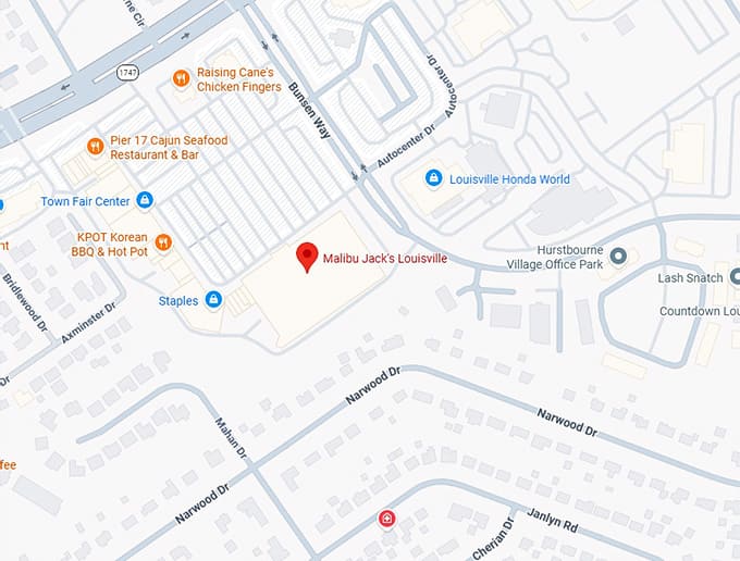 16. malibu jack's louisville map