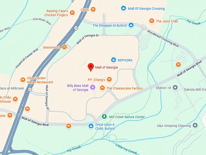 16. mall of georgia map