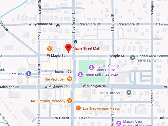 16. maple street mall map