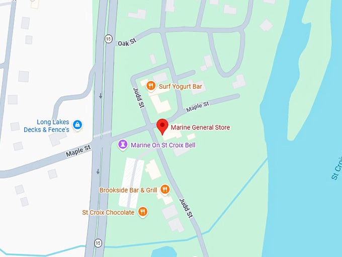 16. marine general store map