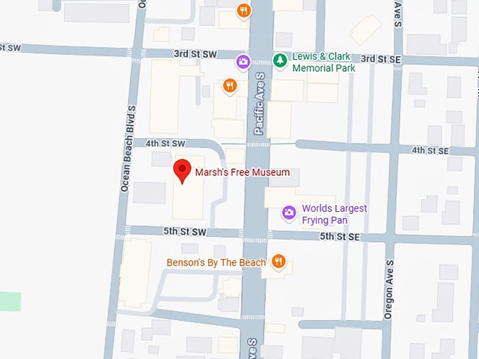 16. marsh's free museum map