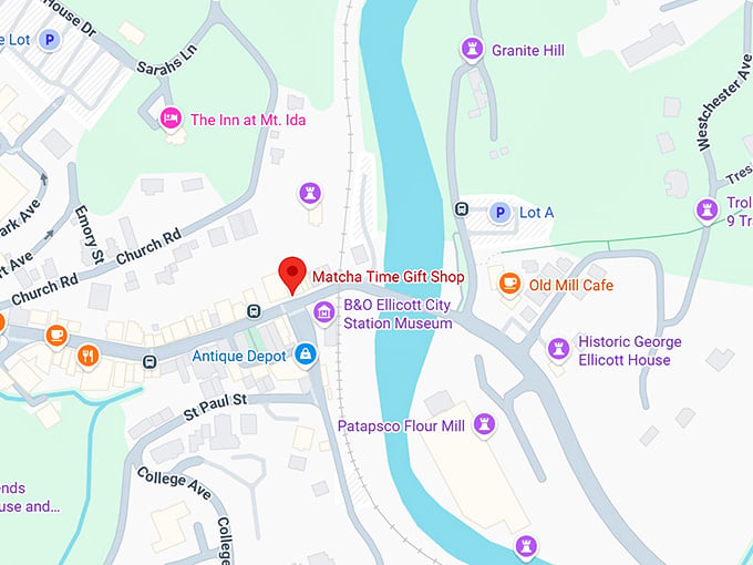 16. matcha time gift shop map