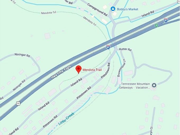 16. mendota trail map