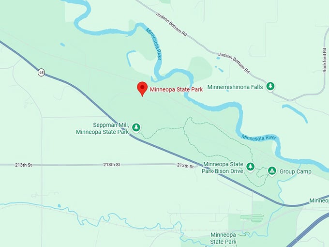 16. minneopa state park map