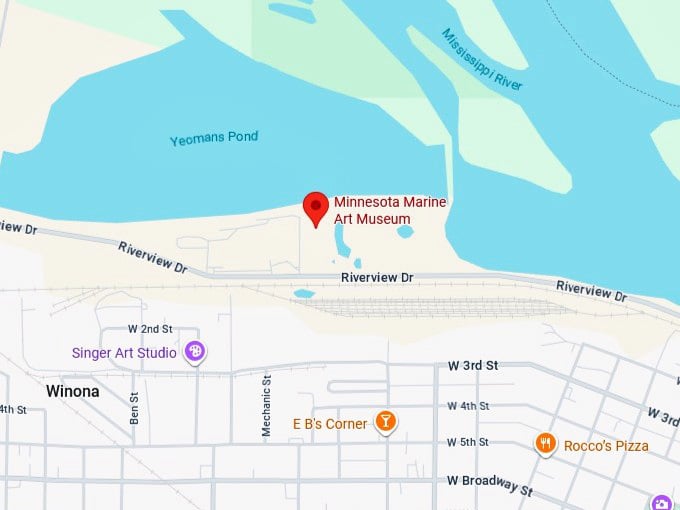 16. minnesota marine art museum map
