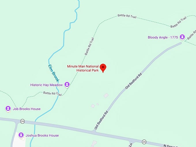 16. minute man national historical park map