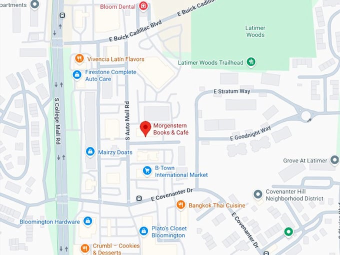 16. morgenstern books & café map