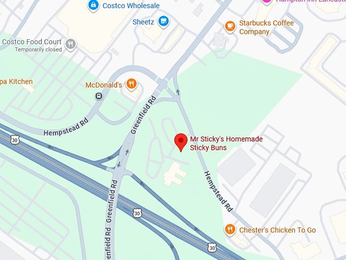 16. mr sticky's homemade sticky buns' map