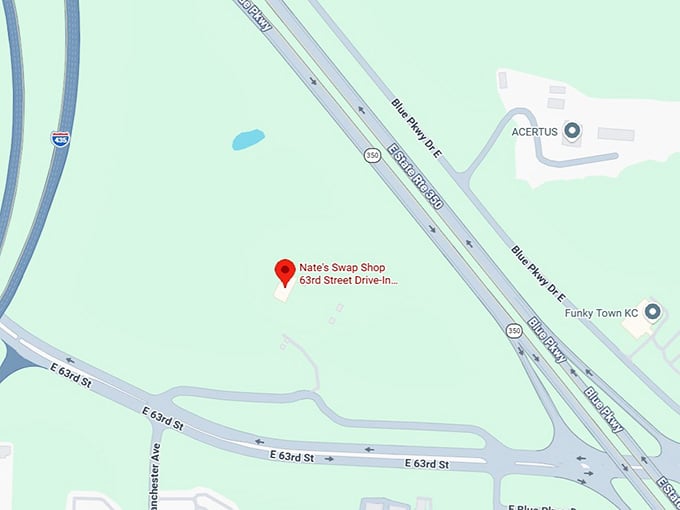 16. nate's swap shop 63rd street drive in flea market map