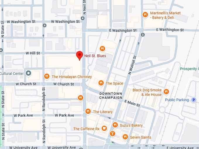 16. neil st. blues map
