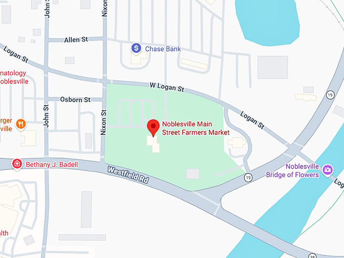 16. noblesville main street farmers market map