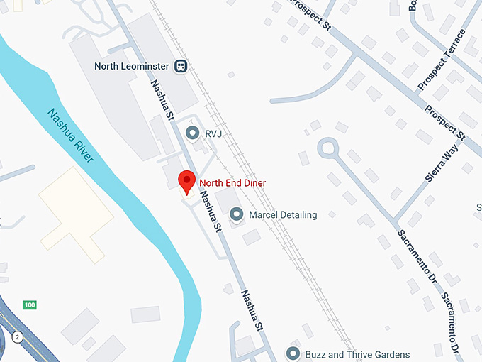 16. north end diner map
