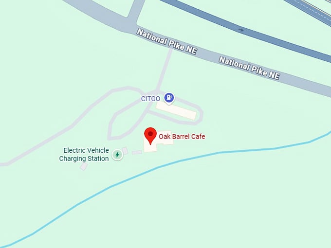 16. oak barrel cafe map