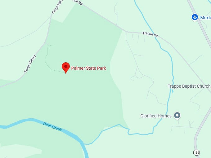 16. palmer state park map