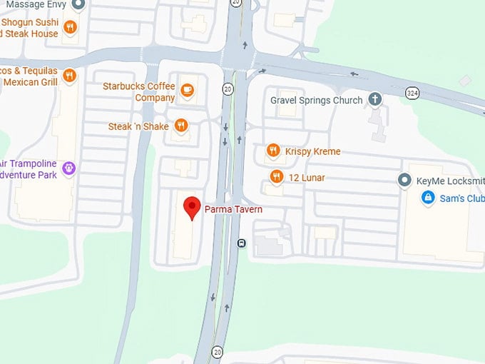16. parma tavern map