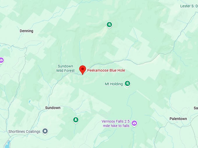 16. peekamoose blue hole map