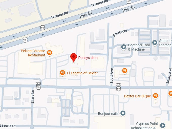 16. pennys diner map