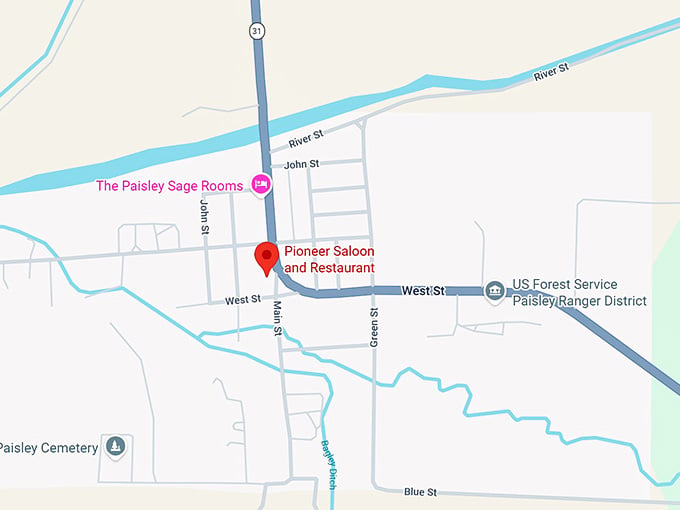16. pioneer saloon and restaurant map