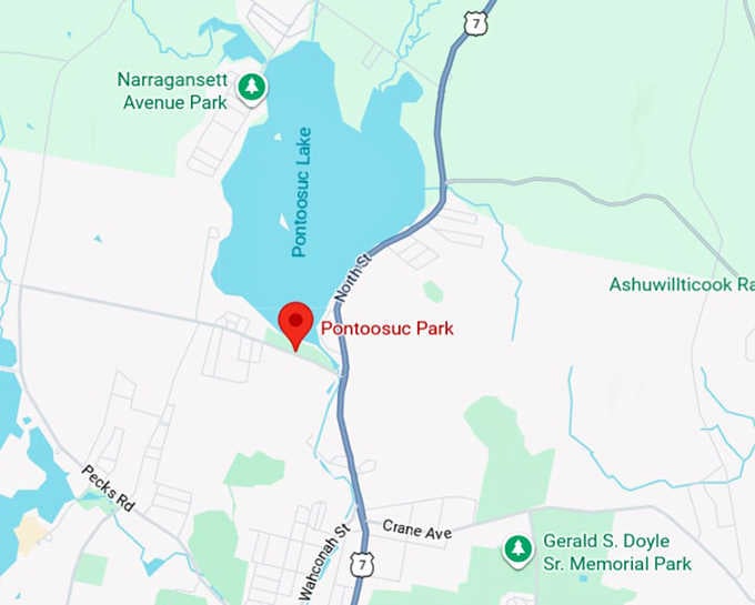16. pontoosuc lake map