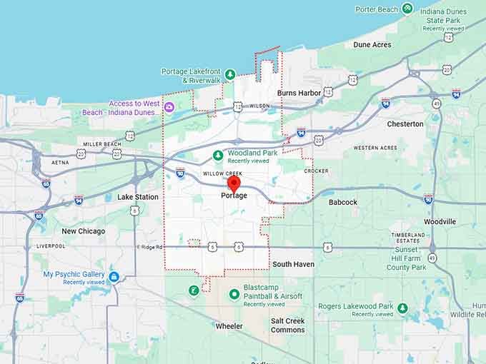 16. portage map