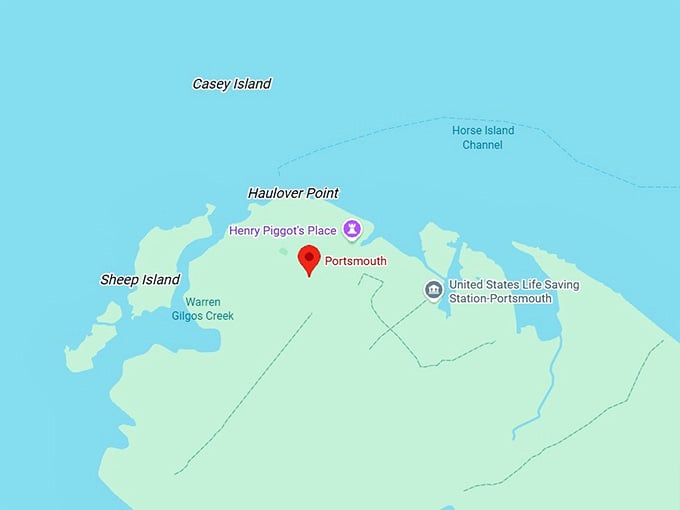 16. portsmouth village map