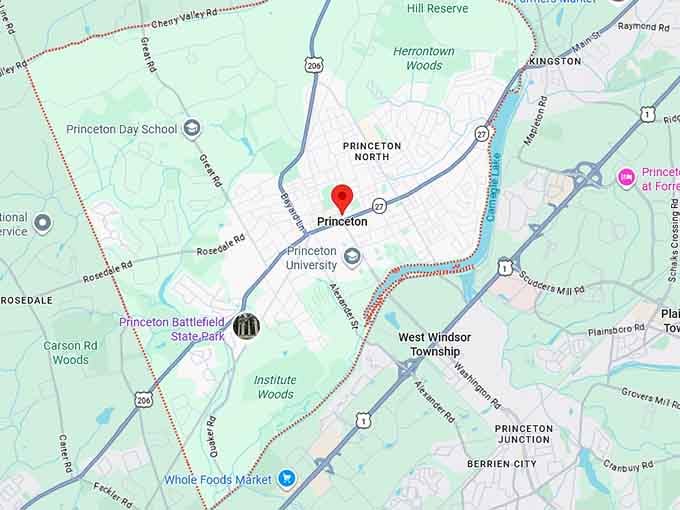 16. princeton map