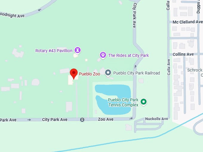 16. pueblo zoo map