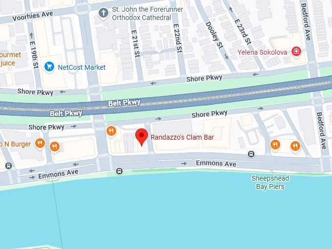 16. randazzo's clam bar map