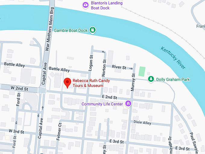 16. rebecca ruth candy tours & museum map