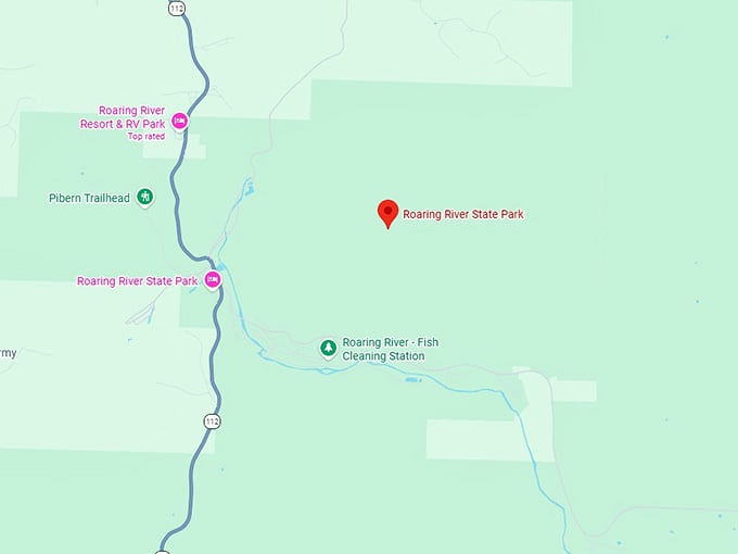 16. roaring river state park map