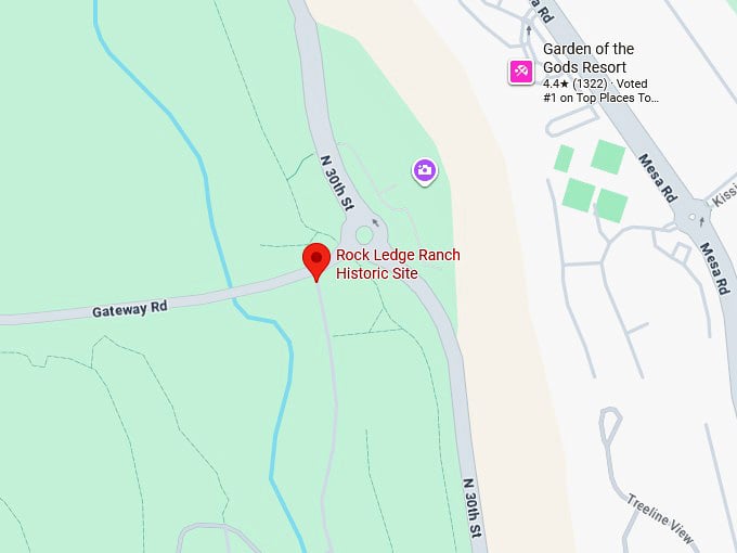 16. rock ledge ranch historic site map