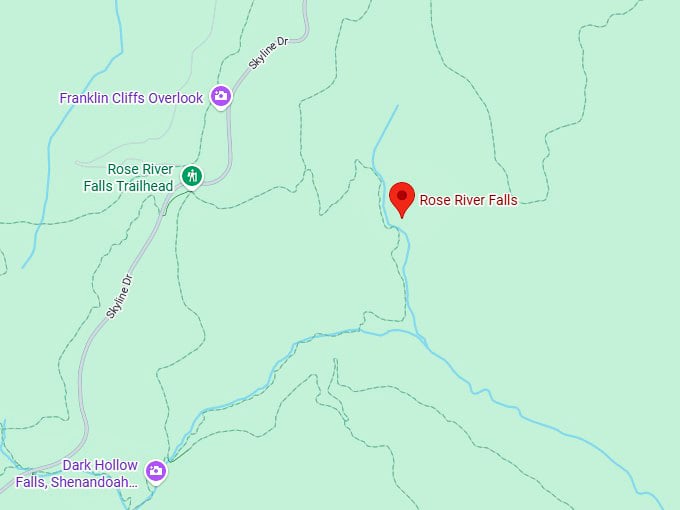 16. rose river falls map