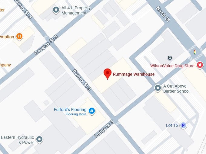 16. rummage warehouse map