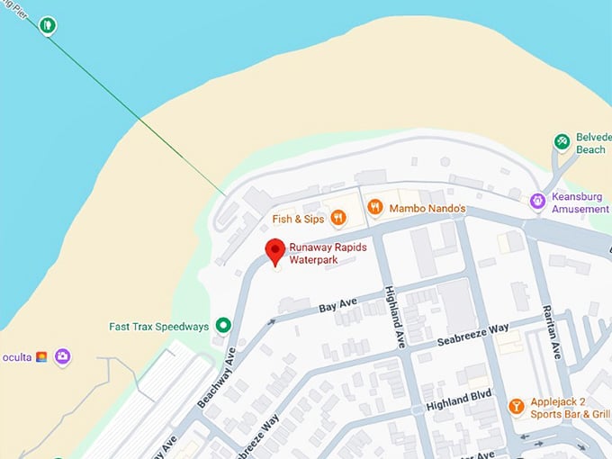 16. runaway rapids waterpark map