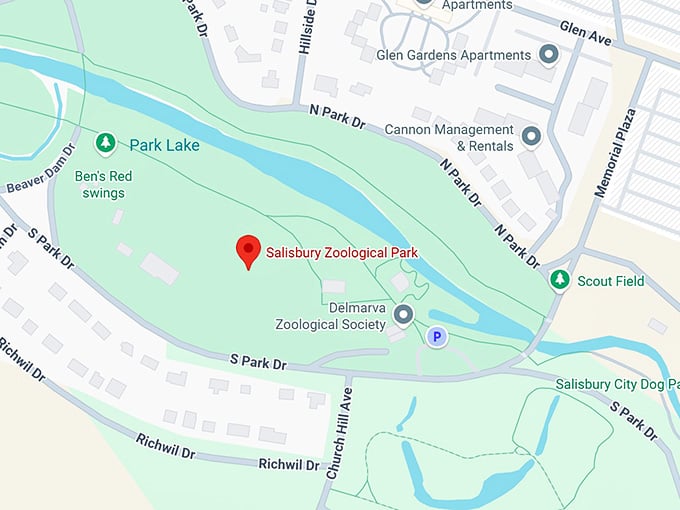 16. salisbury zoological park map