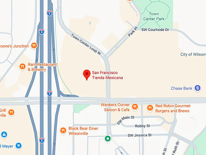 16. san francisco tienda mexicana map