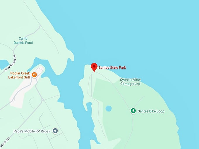 16. santee state park map