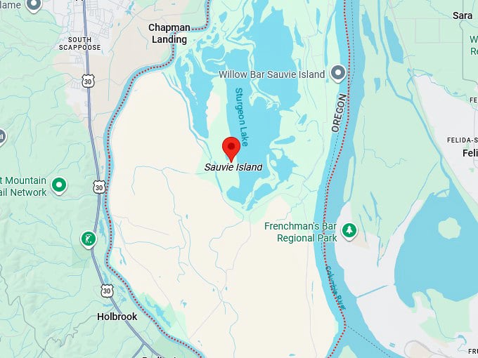 16. sauvie island map