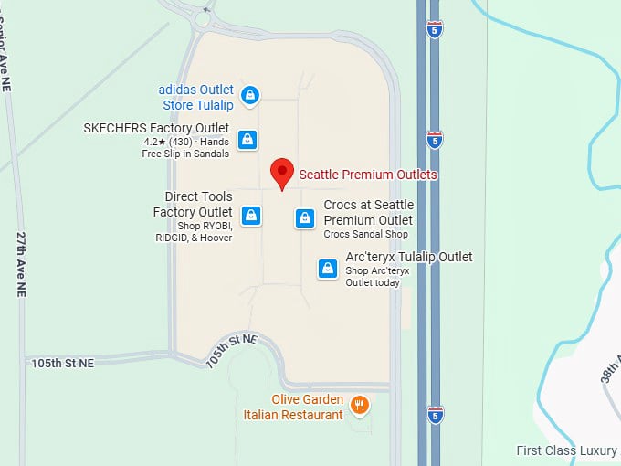 16. seattle premium outlets map