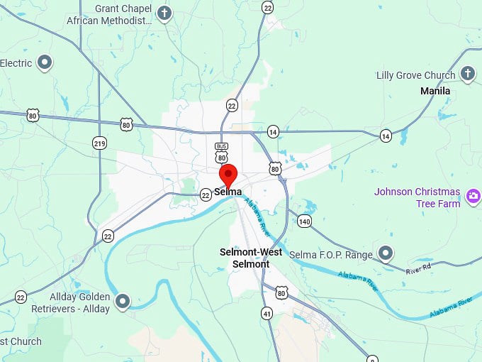 16. selma al map