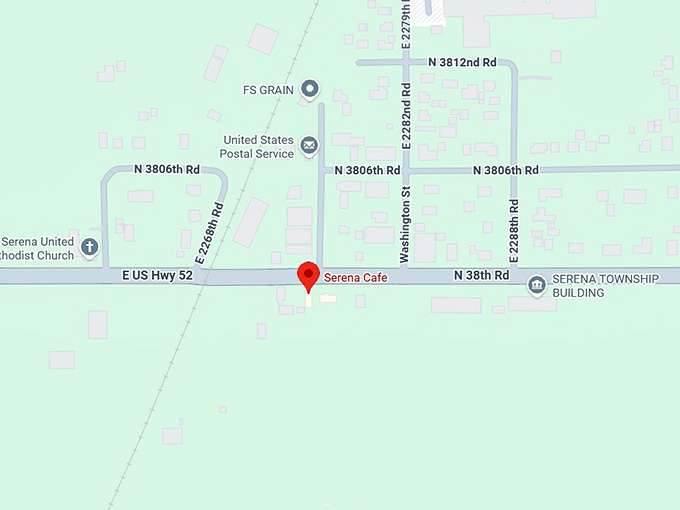 16. serena cafe map