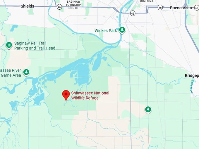 16. shiawassee national wildlife refuge map