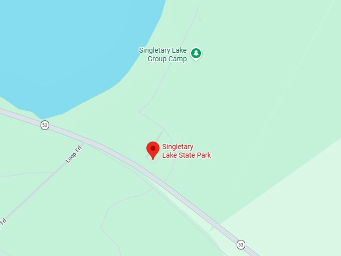 16. singletary lake state park map