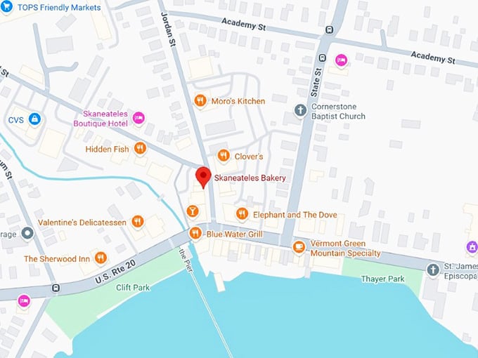 16. skaneateles bakery map