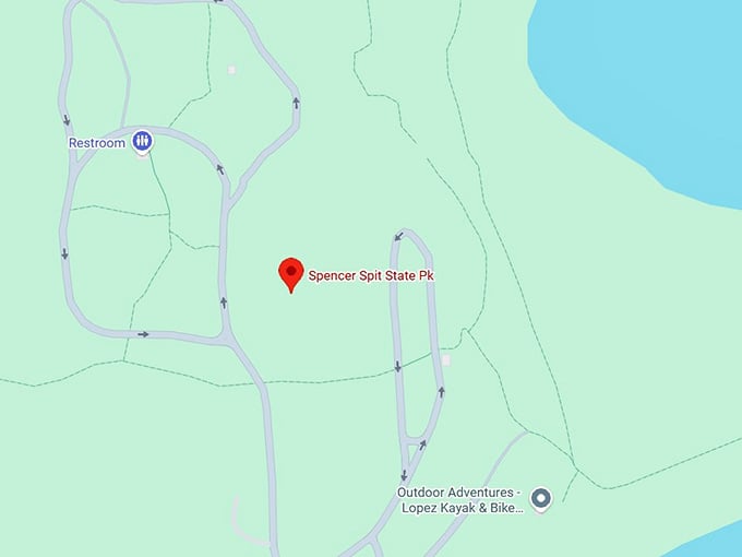 16. spencer spit state park map